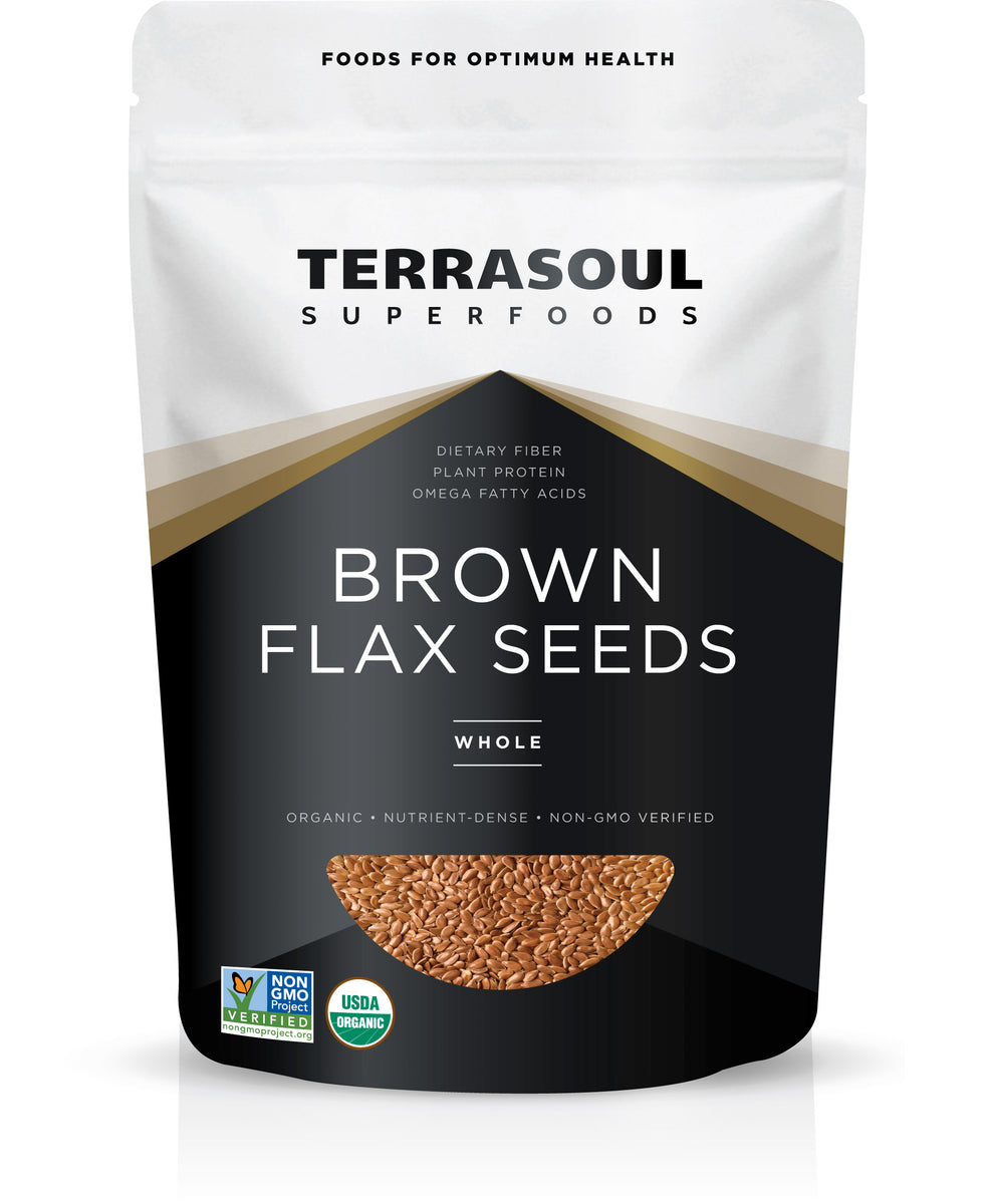 Flax Seeds (Brown) – Terrasoul Superfoods